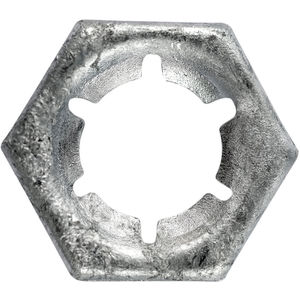 1/4"-20 Spring Steel Zinc Finish Self-Locking Hex Pal Nut | Fastenal