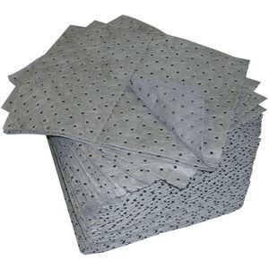 15" x 19" L90902 Gray Universal Bonded Heavy Weight Perforated Sorbent ...
