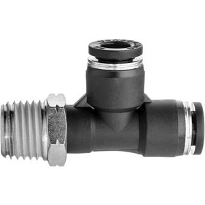 3/8" Tube x 1/4" NPT Male Nylon Push-to-Connect Run Tee | Fastenal