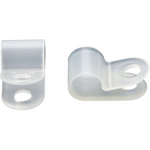 5/16" White Nylon One-Hole Loop Cable Clamp | Fastenal