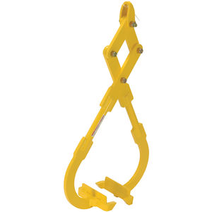 28"W 2500lb-WLL Yellow Steel Heavy Duty Die Lifting Tong | Fastenal