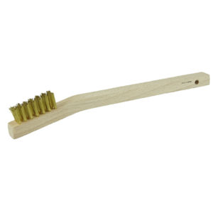 8-1/2" x 1/2" Small Hand Straight Brass Fill Wire Scratch Brush | Fastenal