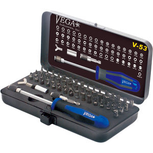 53Pc VEGA Security Industrial Driver Bit Set w/ Hand Driver | Fastenal