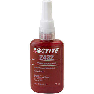 50ml Bottle Loctite® 2432 Low Halogen/Low Sulfur Threadlocker | Fastenal