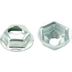 #10-24 Spring Steel Zinc Finish Self-Locking Hex Washer Pal Nut | Fastenal