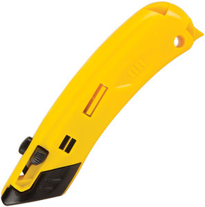 Ambidextrous Plastic Safety Spring Back Utility Knife w/ Safety Guard ...