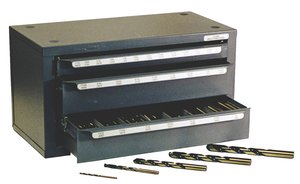 96 Piece Molybdenum Tool Steel 135° Split Jobber Drill Bits and ...