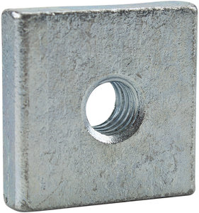 3/8"-16 Zinc Plated Square Attachment Nut for Concrete Spot Inserts ...