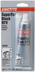2.7oz Tube Black Silicone Loctite® Superflex RTV Adhesive Sealant ...