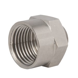 M16 x 1.5 Male to 1/2" NPT Female Nickel Plated Brass Adapter | Fastenal